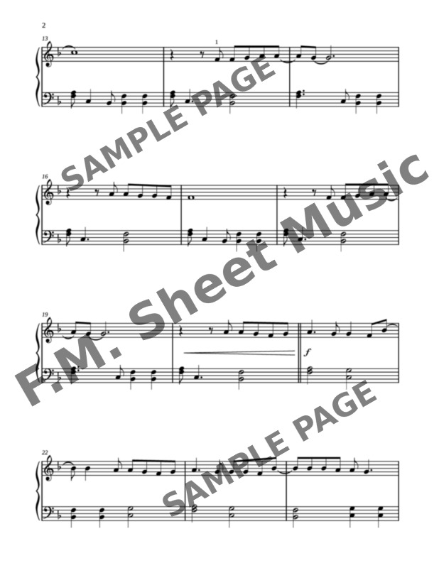 Never Let You Go Easy Piano By Third Eye Blind F M Sheet Music